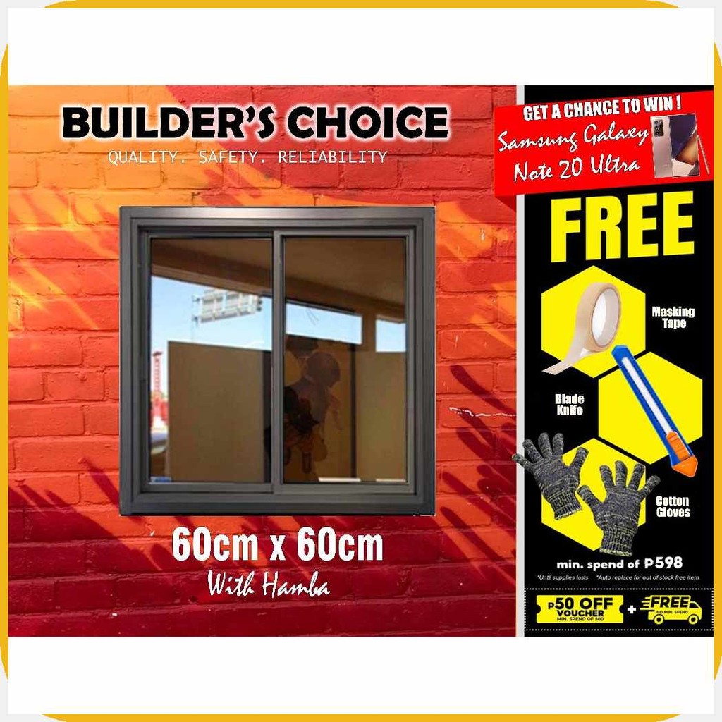 60cmx60cm)A,)l+Aluminum&W`Sliding;tA`Window;tt`w/;AK`HAMBA;LR`&FV`FREE ...