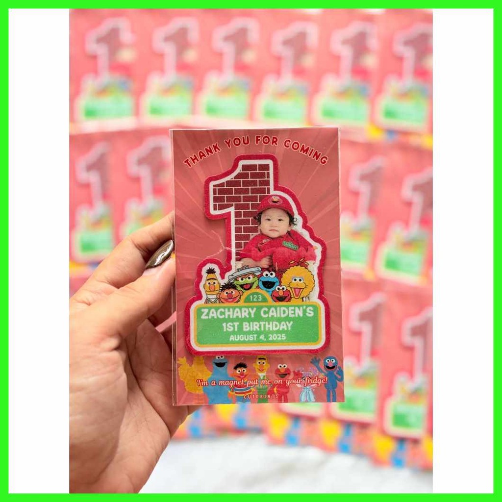 Personalized Number cut-out ref magnet (30pcs minimum) | Shopee Philippines