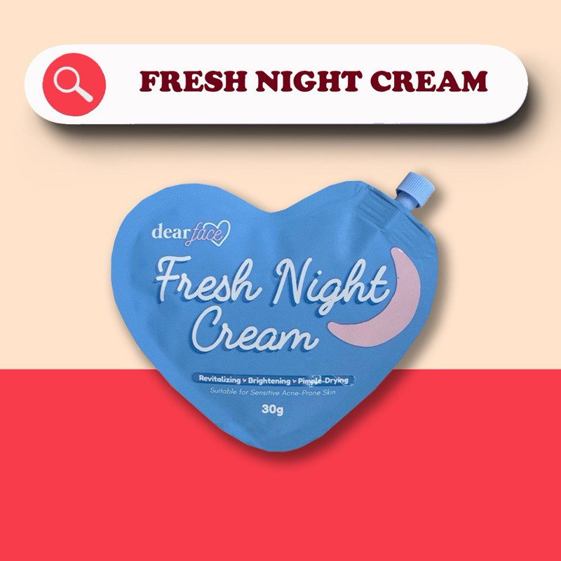 Dear Face Fresh Night Cream (30g) | Shopee Philippines