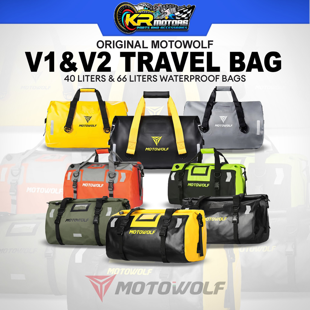Original MOTOWOLF Motorcycle Travel Bag V1 / V2 Dry Bag Waterproof ...