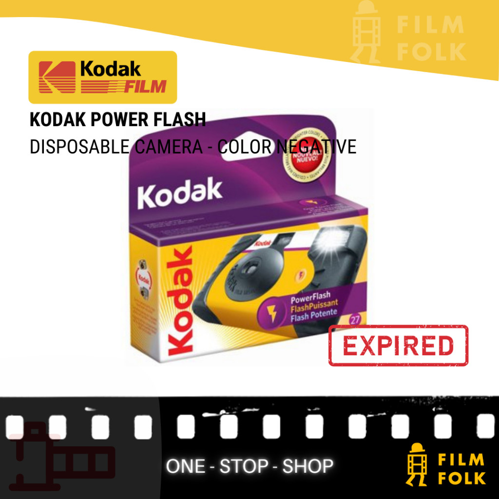 KODAK POWER FLASH DISPOSABLE CAMERA (EXPIRED) | Shopee Philippines