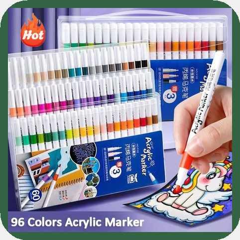 Acrylic-cj,Marker]ru.Pen.WI]Set.eA]Color.MW]Marker.Dl]Set/xj^Colored/Un ...