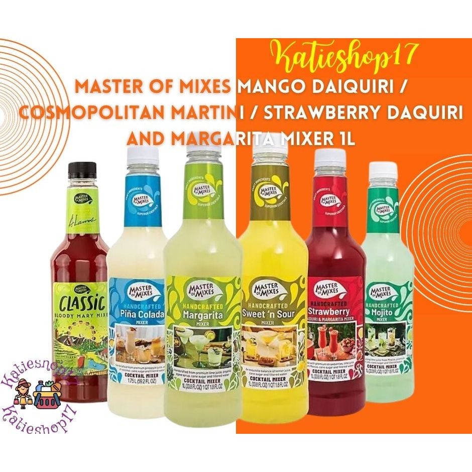 Master of Mixes Mango Daiquiri / Cosmopolitan Martini / Strawberry ...