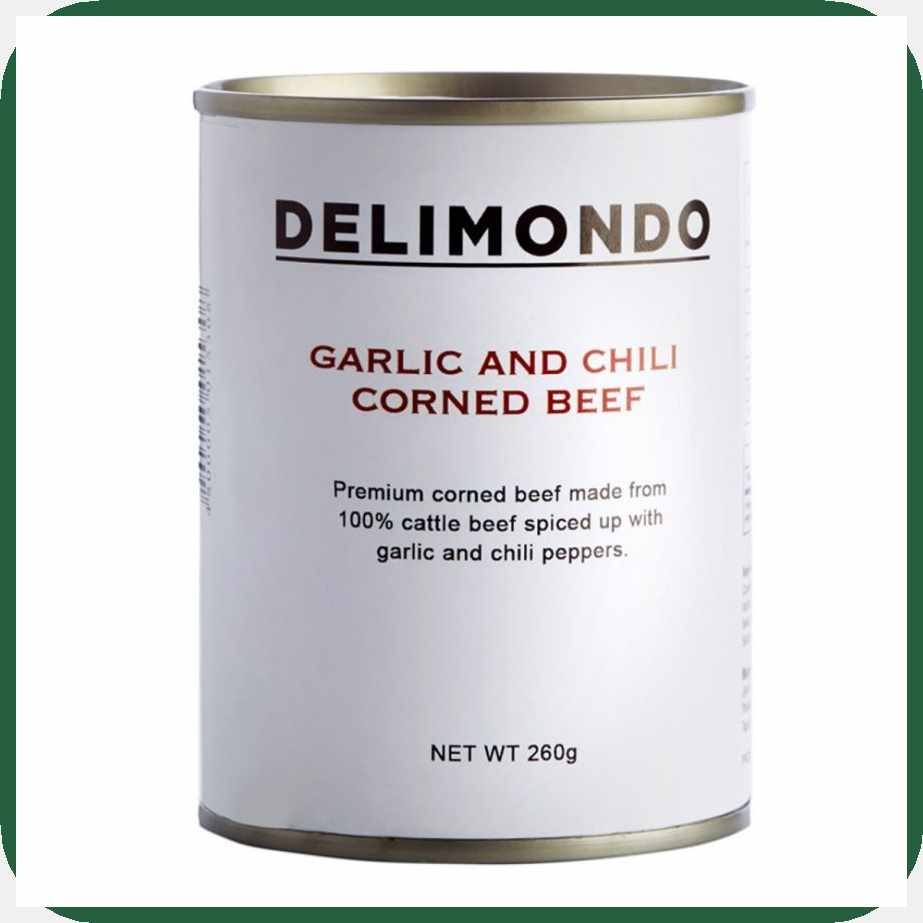 Delimondo|vw^Garlic.D;&@m+Chili XF+LG+u+y+p+Corned Beef 260g | Shopee ...