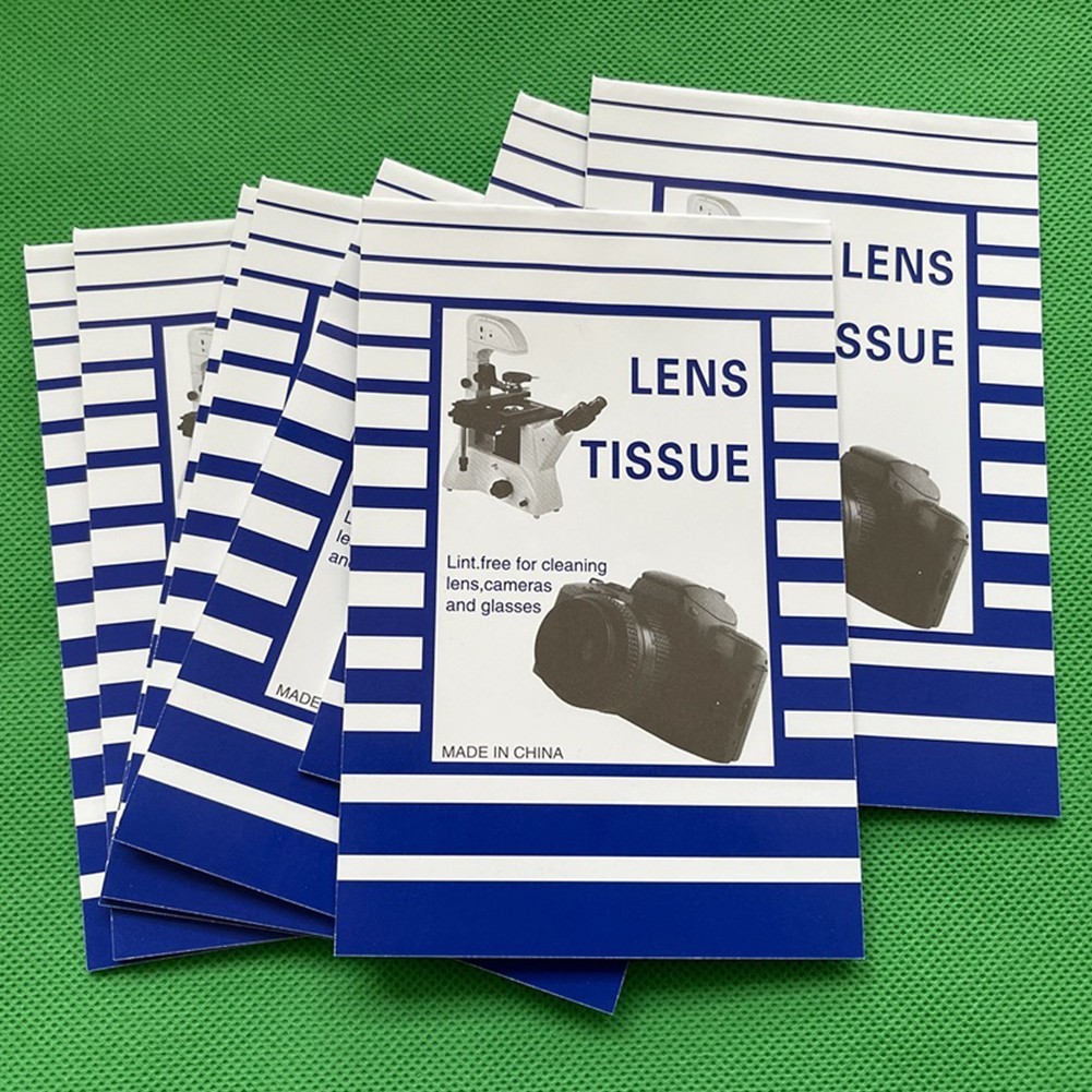 [HT]100pcs Disposable Camera Lens Cleaning Paper Lens Microscope ...