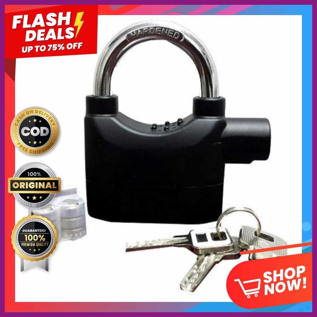 Original/RW:Alarm!WV}Lock#yB]Padlock.qa]110.od]Decibel.Jq]Anti/Dr^Theft ...