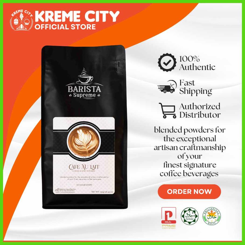 TOP Creamery Barista Supreme Coffee Latte Cafe au Lait Powder Beverage ...
