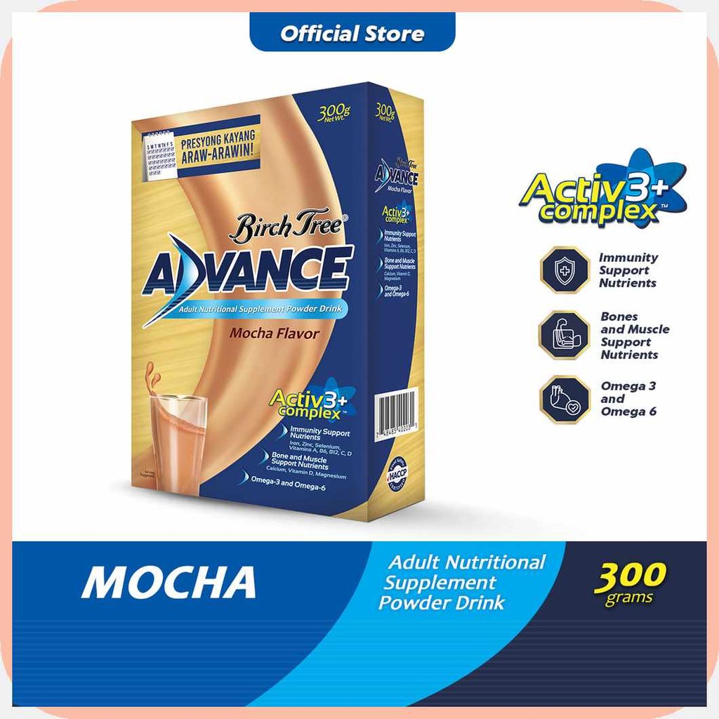 Birch Tree Advance Adult Milk Mocha 300g - Affordable Adult Supplement ...