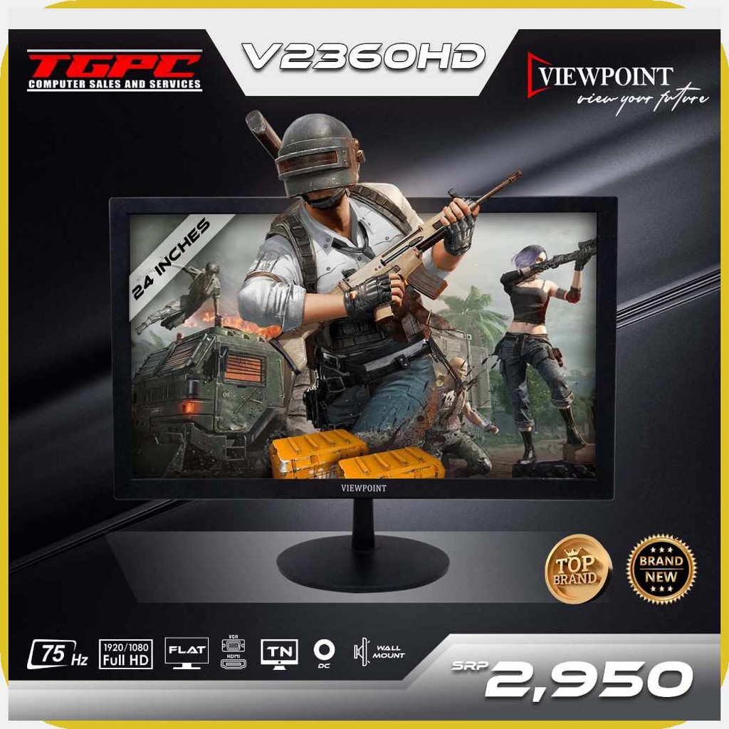 Viewpoint&T24inchPo_75hz~Gb?LED*zF?Monitor | Shopee Philippines