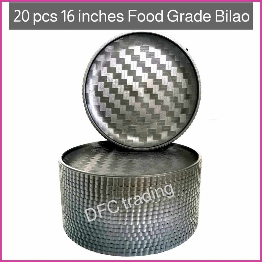 20]pk{PCS*O~16~k*Food~P*Grade~U*Black~m*Plastic~H*Bilao gO*Reusable ...