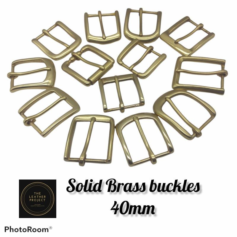 The Leather Project Heavy Duty Solid Brass Belt Buckle 40mm Part 1 ...