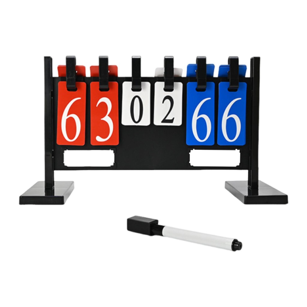 [phx917] Flip Number Score Board 4 Digits Scorekeeper For Billiards ...