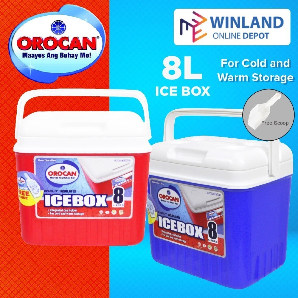 Orocan by Winland Koolit Insulated Ice Box 8 Liters with Free Ice Scoop ...