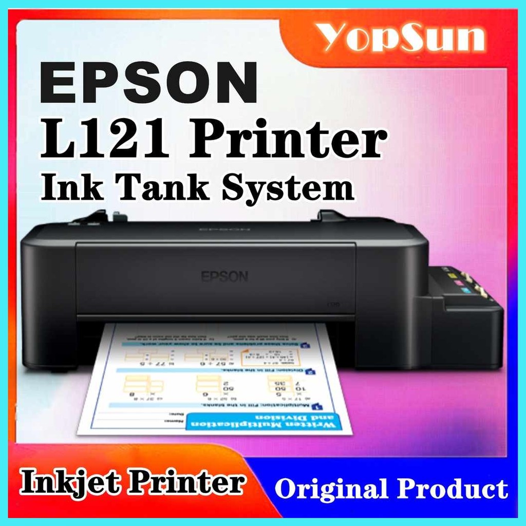 EPSON L121 Inkjet Printer With Ink-Tank System | Shopee Philippines