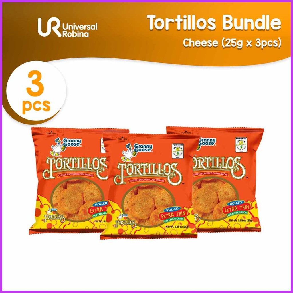 Granny Goose Tortillos Cheese 25G - Pack Of 3 | Shopee Philippines
