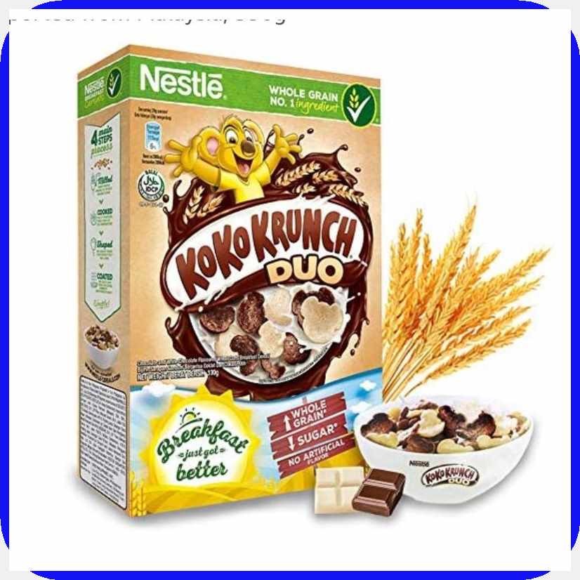 NESTLE}R=KOKO(l:KRUNCH@Ia+DUO a+L+N+V+lB+Breakfast Cereal 330g | Shopee ...