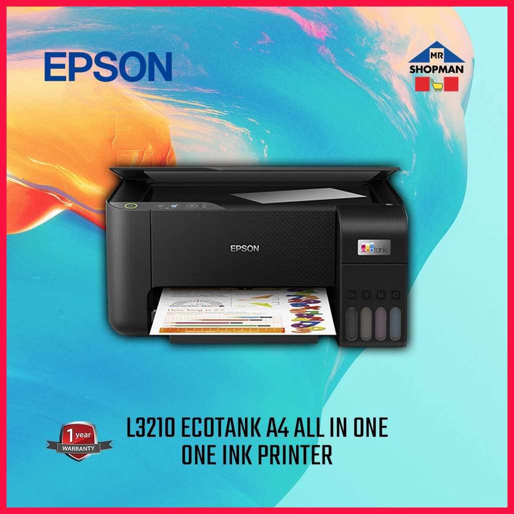 Epson EcoTank L3210 A4 All-in-One Ink Tank Printer | Shopee Philippines