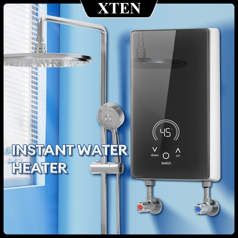 BTY Heater Shower Set for Bathroom Instant Hot Shower Heater Water ...