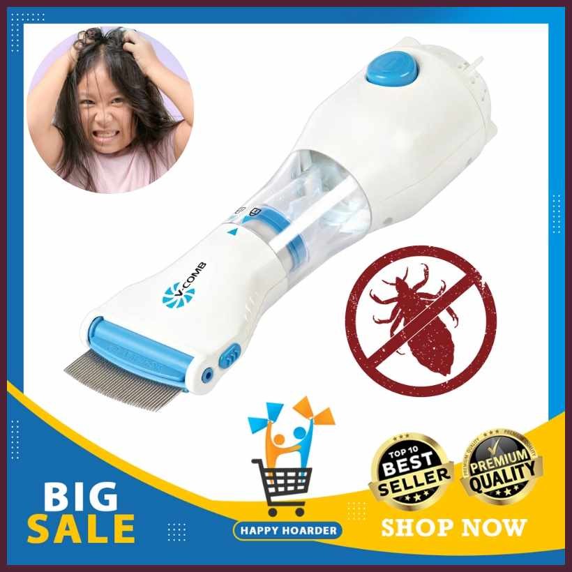 Happy Hoarder Ph V-COMB Electronic Head Lice Remover Nit Eggs Lice Kuto Removal Vacuum Treatment ...
