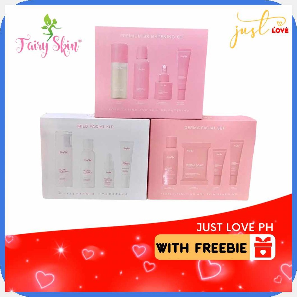 Fairy Skin Premium Brightening Kit | Derma Facial Set | Mild Facial Kit ...