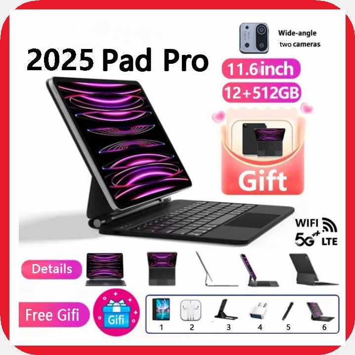 2025`qi}Pad!D>Pro$a^5G/Y^Android/j^16GB+512GB/O^drawing/E^tablet/q^11.6 ...