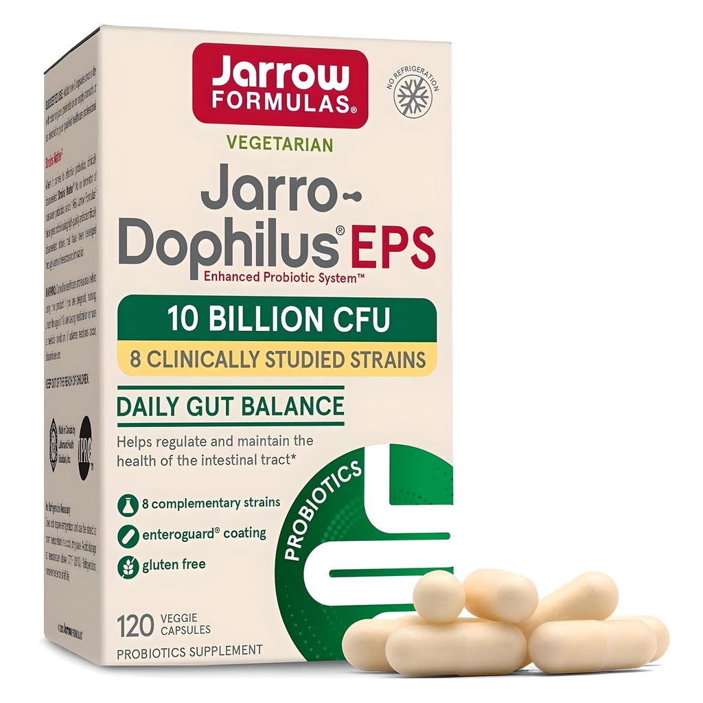 Jarrow Formulas Jarro-Dophilus EPS Probiotic 10 Billion CFU 120 Count ...
