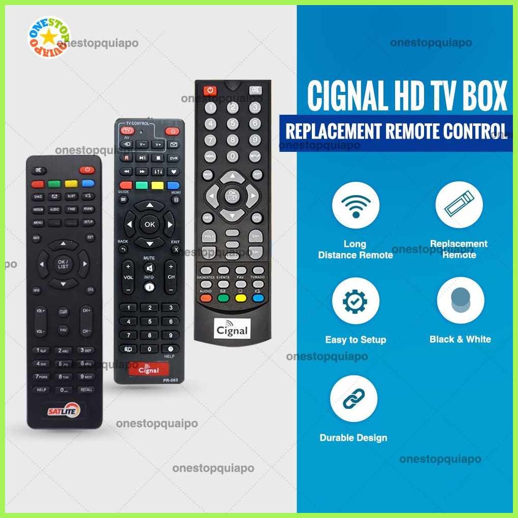 OSQ%Lz+Replacement}Sp&Cignal@f+Remote!nC,Ll+M+Control!HY,for!Ow,Cignal ...