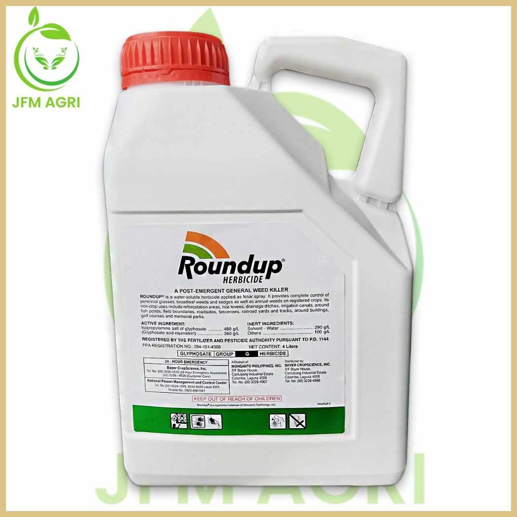 Roundup#V,Herbicide?p`Bayer;Yp`(1;lC`Gallon) | Shopee Philippines