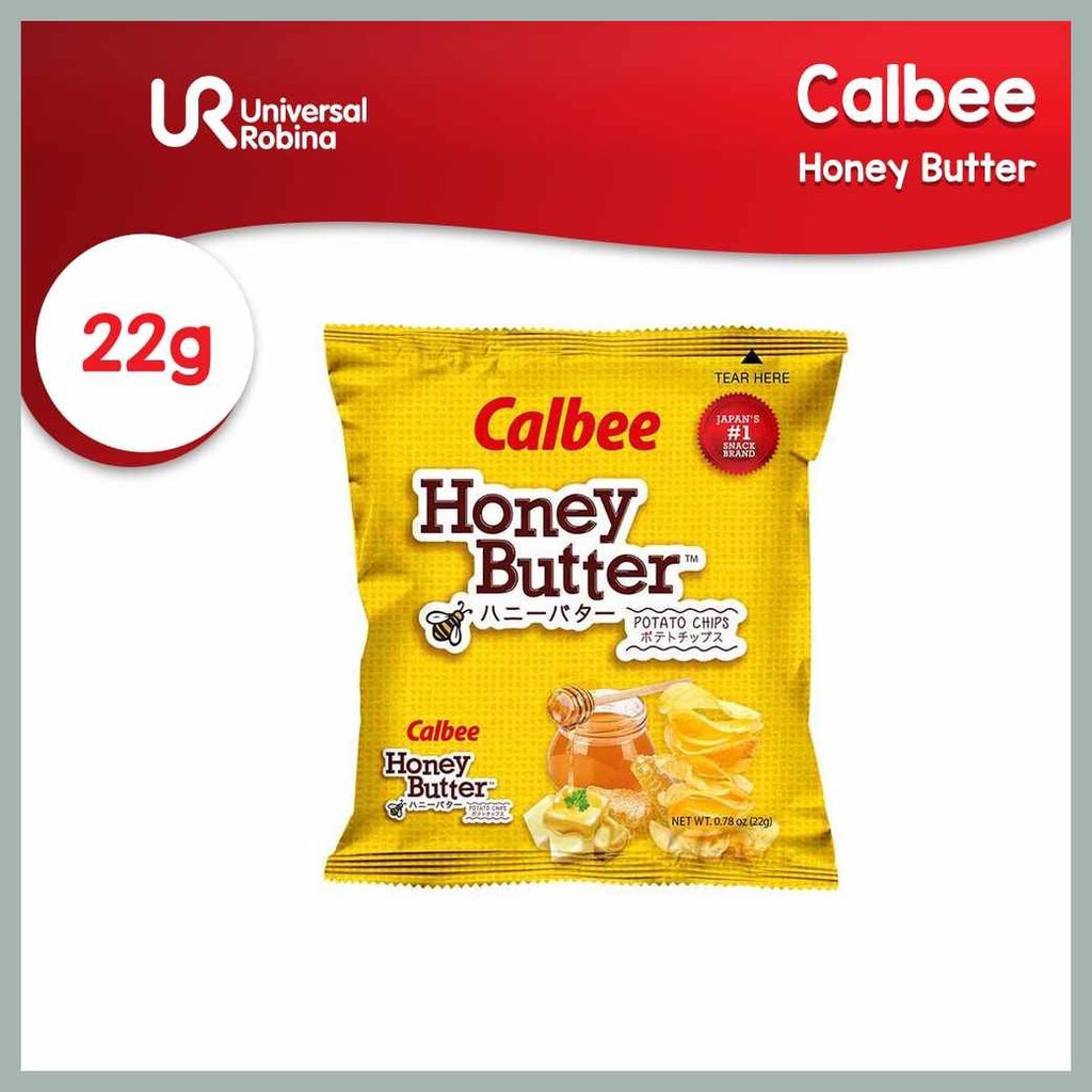 Calbee Potato Chips Honey Butter (22g) | Shopee Philippines