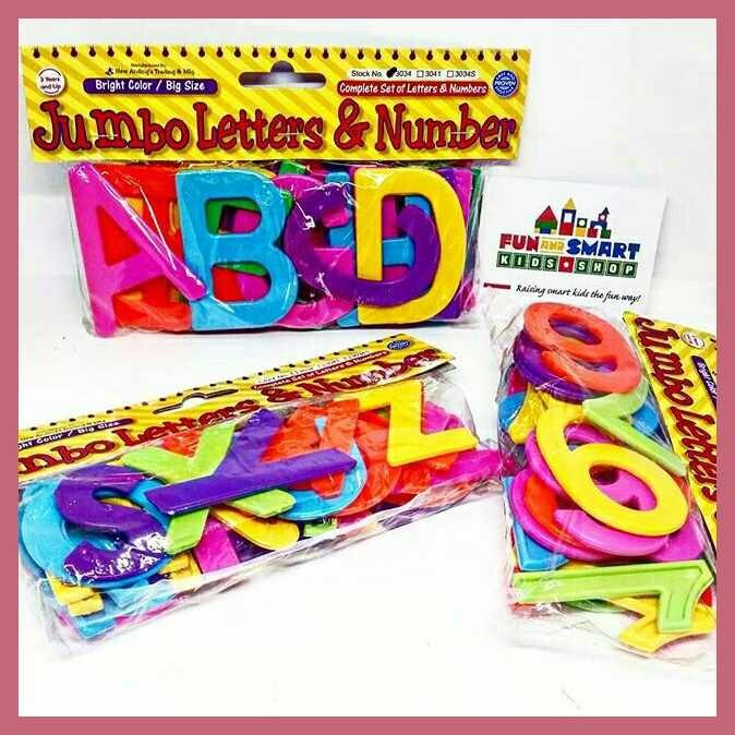 Jumbo Letters/Numbers in a Pack BF-608 | Shopee Philippines
