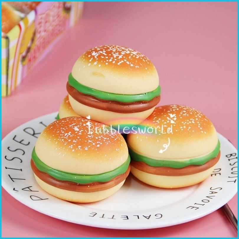 Squishy Toy Burger Design Anti Stress Pinch and Squeeze Fidget Toy ...