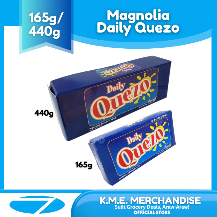 Magnolia Daily Quezo Processed Cheese (165g , 440g) | Shopee Philippines