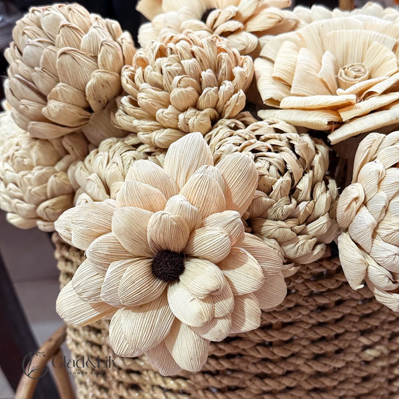 Dried Corn Husk Flowers | Shopee Philippines