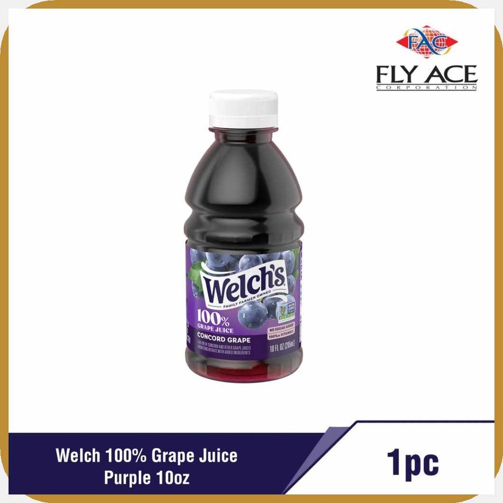 Welch's}oU=100%L/Grape?Vf*Juice~Rt*Purple~SY*10oz | Shopee Philippines
