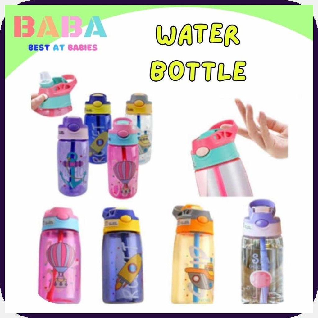 BABAlu'600ml>I*Kids*G?Straw*I?Cup*k?Carry*YX?Handle*XZ?Water*XQ?Bottle ...
