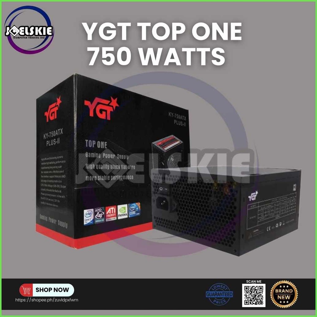 YGT TOP ONE PSU 6-PIN, KY-750ATX PLUS-II, POWER SUPPLY UNIT 750 WATTS ...