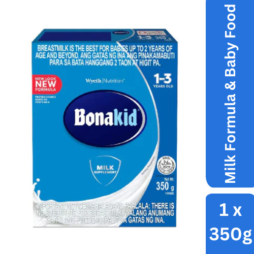 BONAKID 1+ Stage 3 Milk Supplement for 1 to 3 years old 350g Box ...