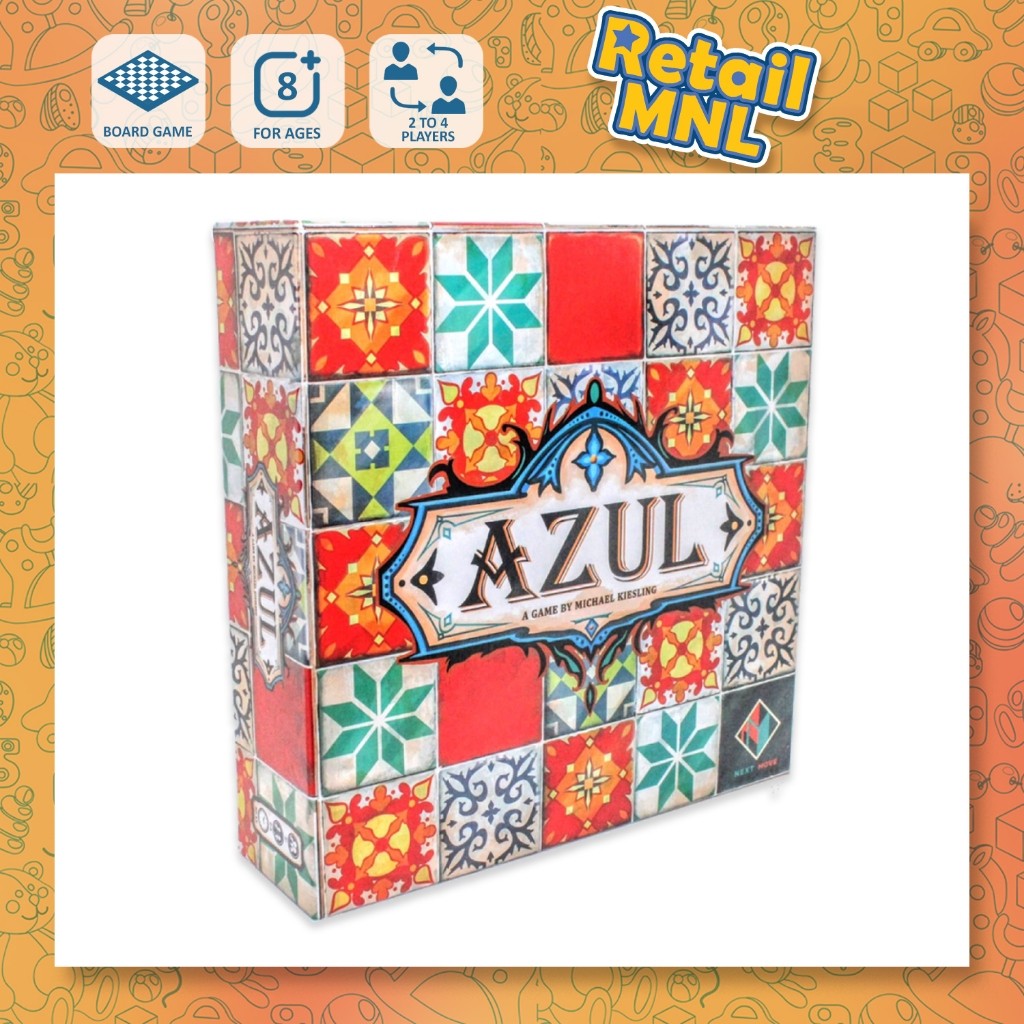 Retailmnl Azul Board Game Strategic Game (English Version) | Shopee ...