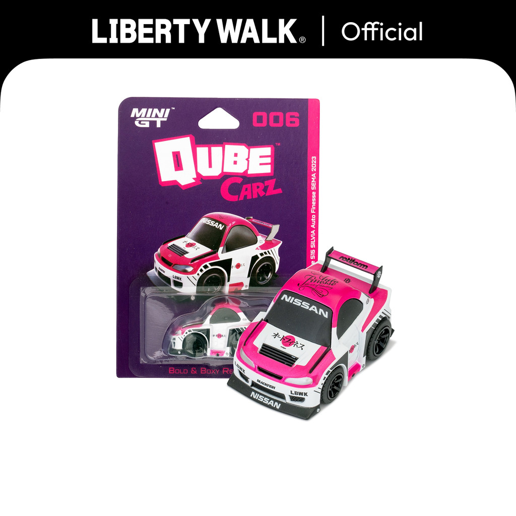 Liberty Walk MINI GT 1/64 QubeCarz Combo Ver.1 S15WHPK LBWK | Shopee Philippines