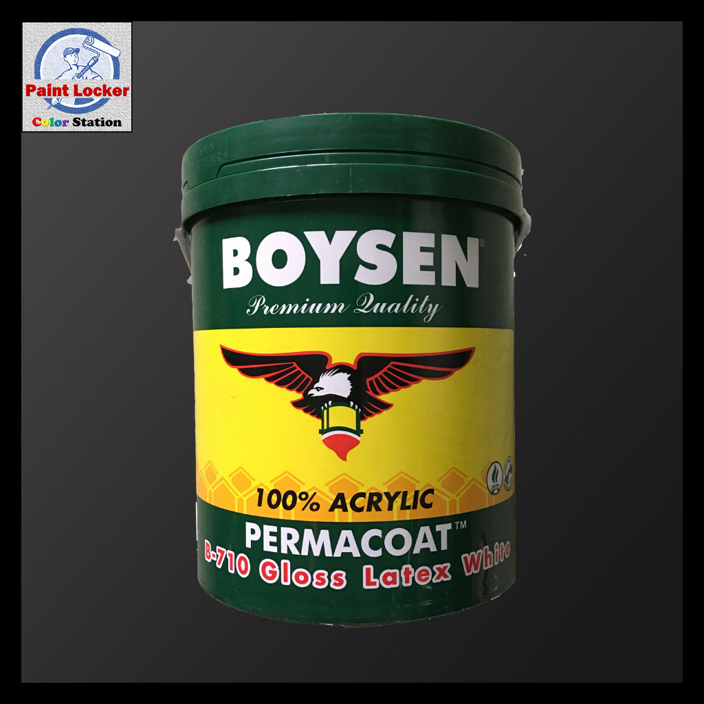 Boysen Gloss Latex White - 16 Liters | Shopee Philippines