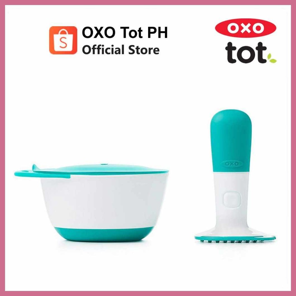 OXO Tot Baby Food Masher ( oxotot infant solids fruit vegetable feeding ...