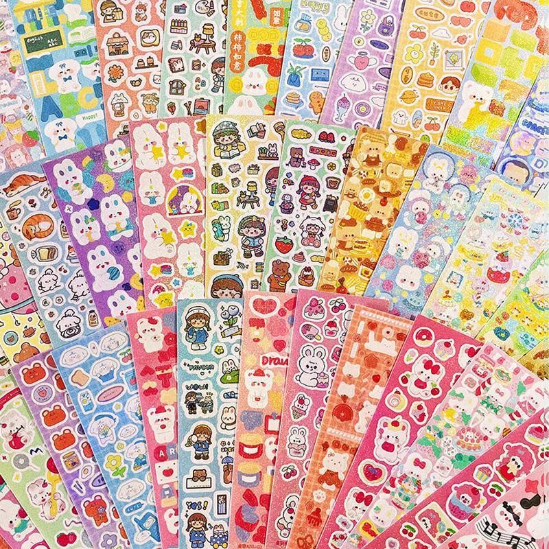 60 Pcs Cute Guka Stickers Kawaii Cartoon Stickers Children's Notebook ...