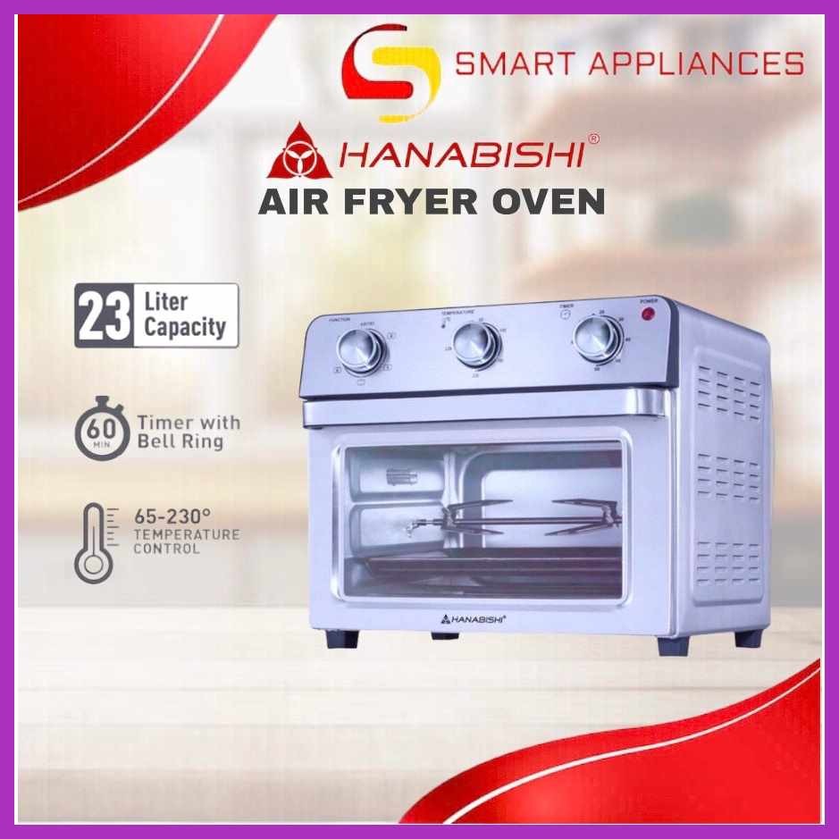 Hanabishi Air Fryer Oven 23 Liters HAFEO-23SS by Smart Appliances ...