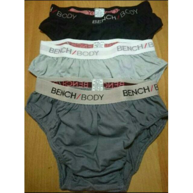 Mens Bench Body Brief 3pcs | Shopee Philippines