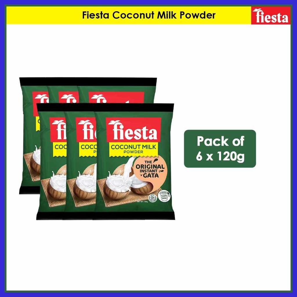 Fiesta{cu_Coconut~PF?Milk*Oz?Powder*hL@120g+yL@|+pw@Pack+pM@of+bK@6 ...