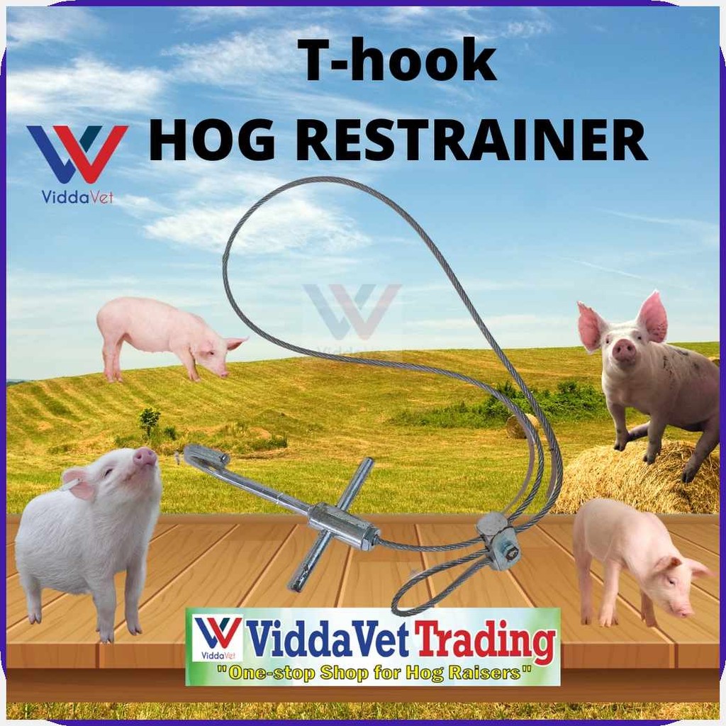 1-piece:a~T-hook^M;Hog[pQ,restrainertz-forag-pigskB-animalsFC-pigbs ...