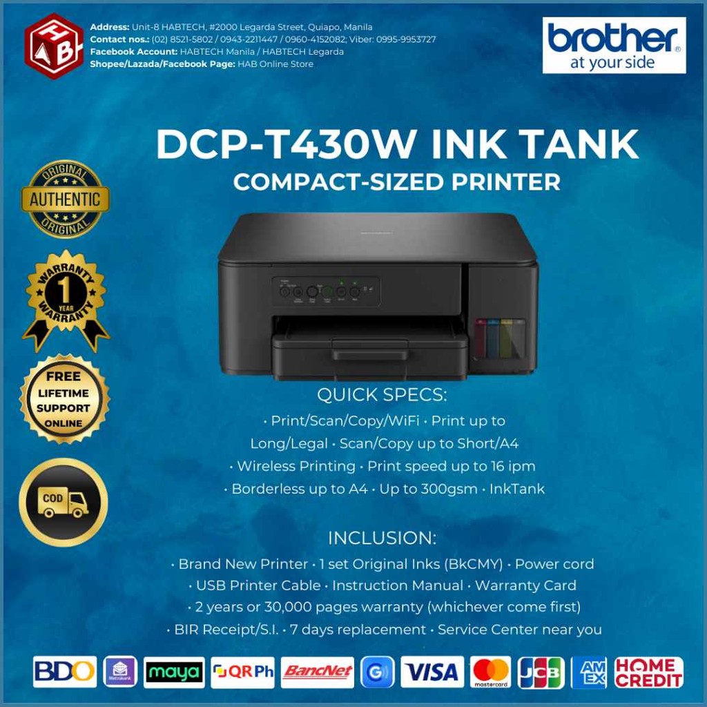 Brother&N`DCP-T430W=l_O:Ink%O:Tank%E:WiFi%aw:Printer%hU:T430w%LO:T430 ...