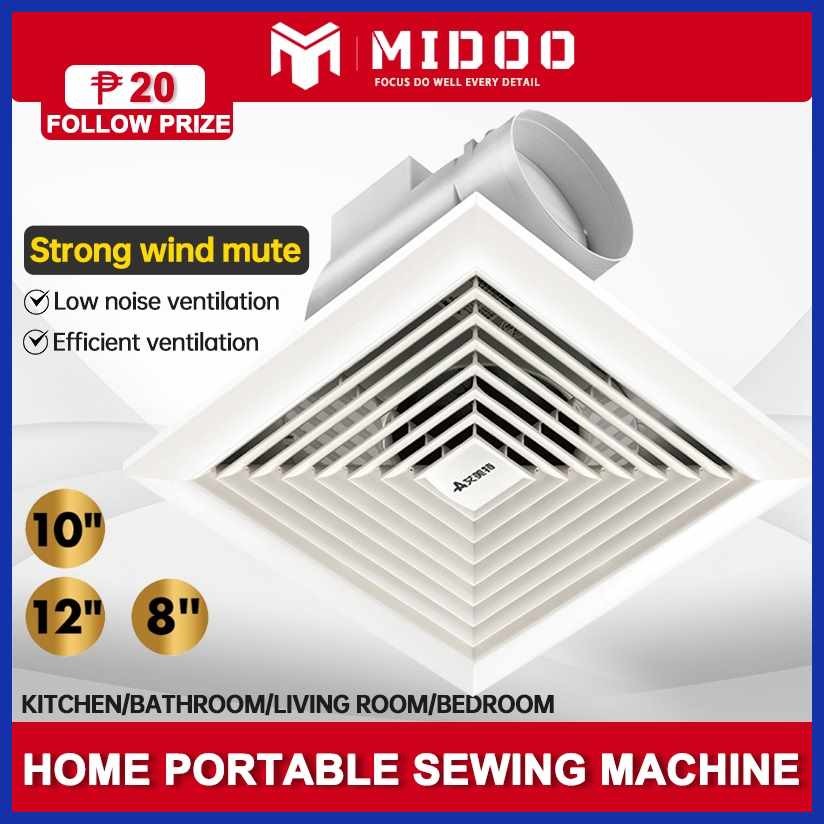 MIDOO,E,Ventilation'aDFan-V8/10/12“-PCeiling-JGExhaust.Gm]Fan.Gd]Silent ...