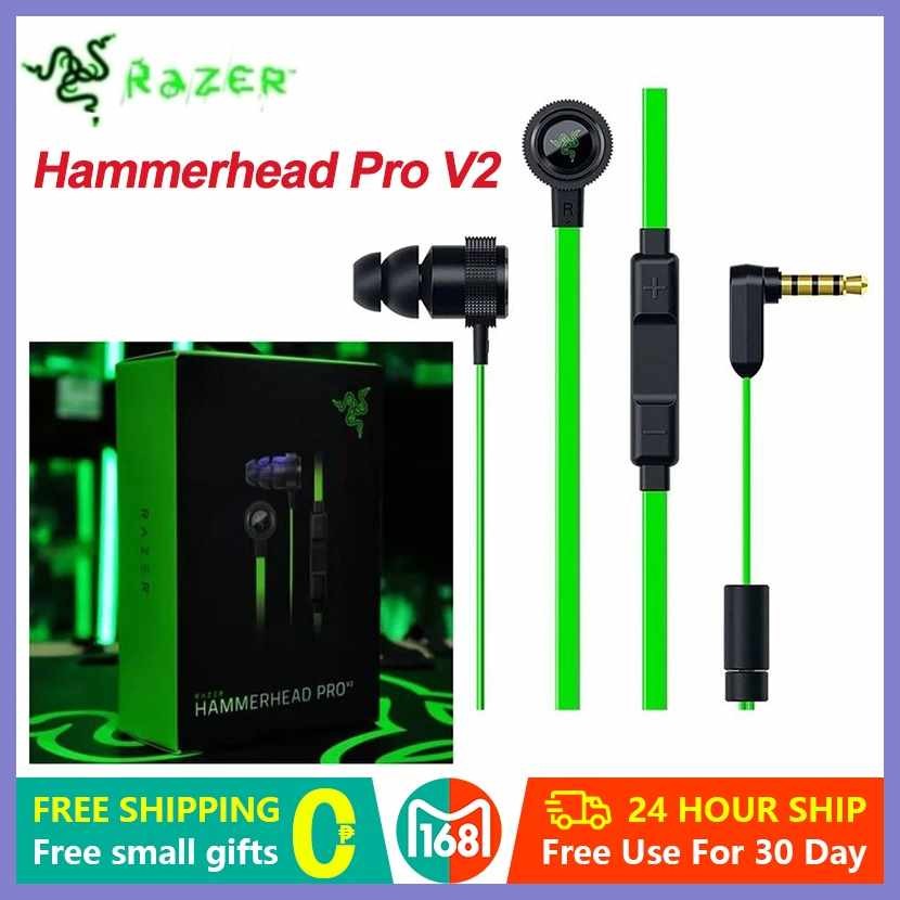 Razer Hammerhead Pro V2 Earphone For Phone 3.5mm Wired In Ear Bass ...