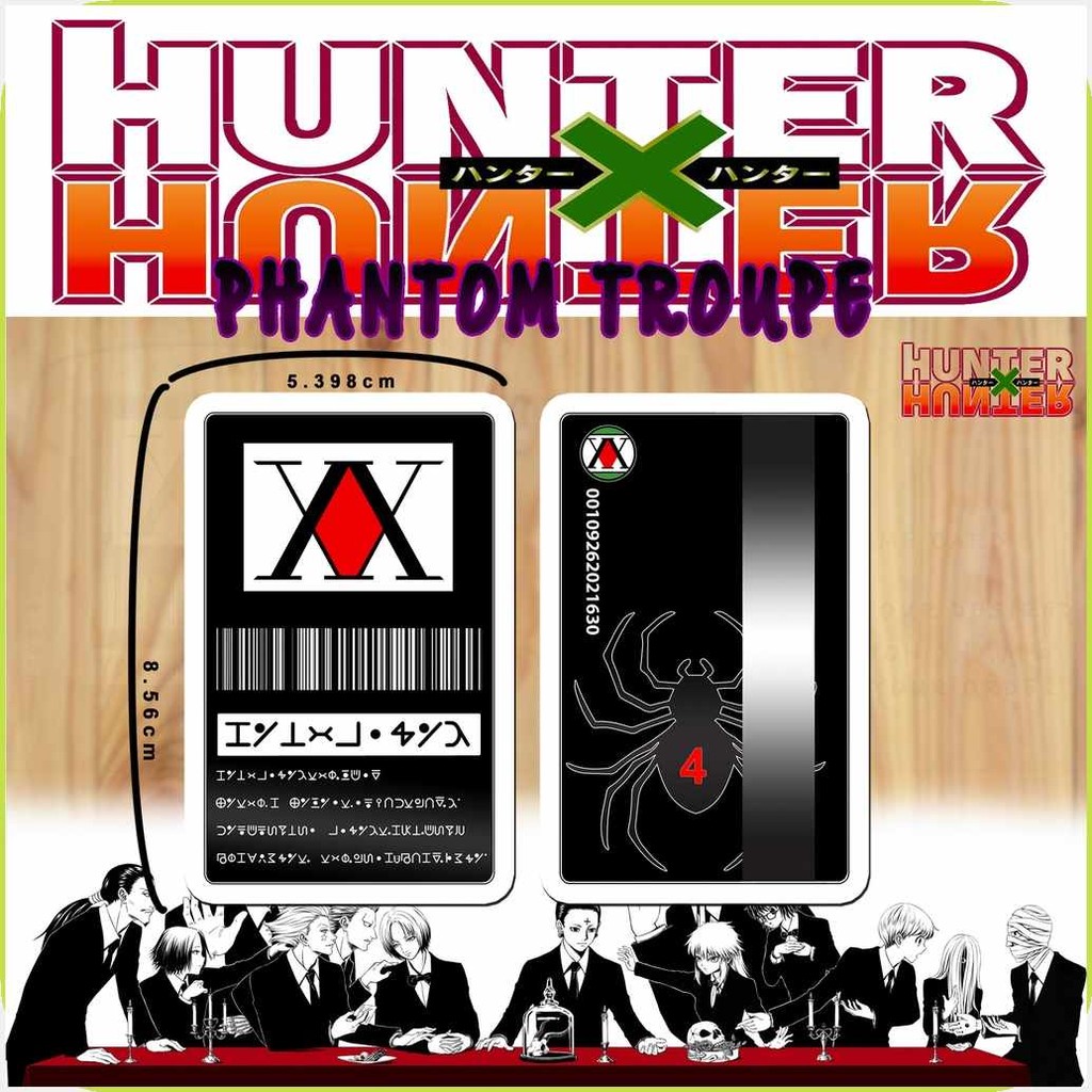 Hunter X Hunter licensed ID Card NEN TYPE PVC type solid shiny and Holo ...